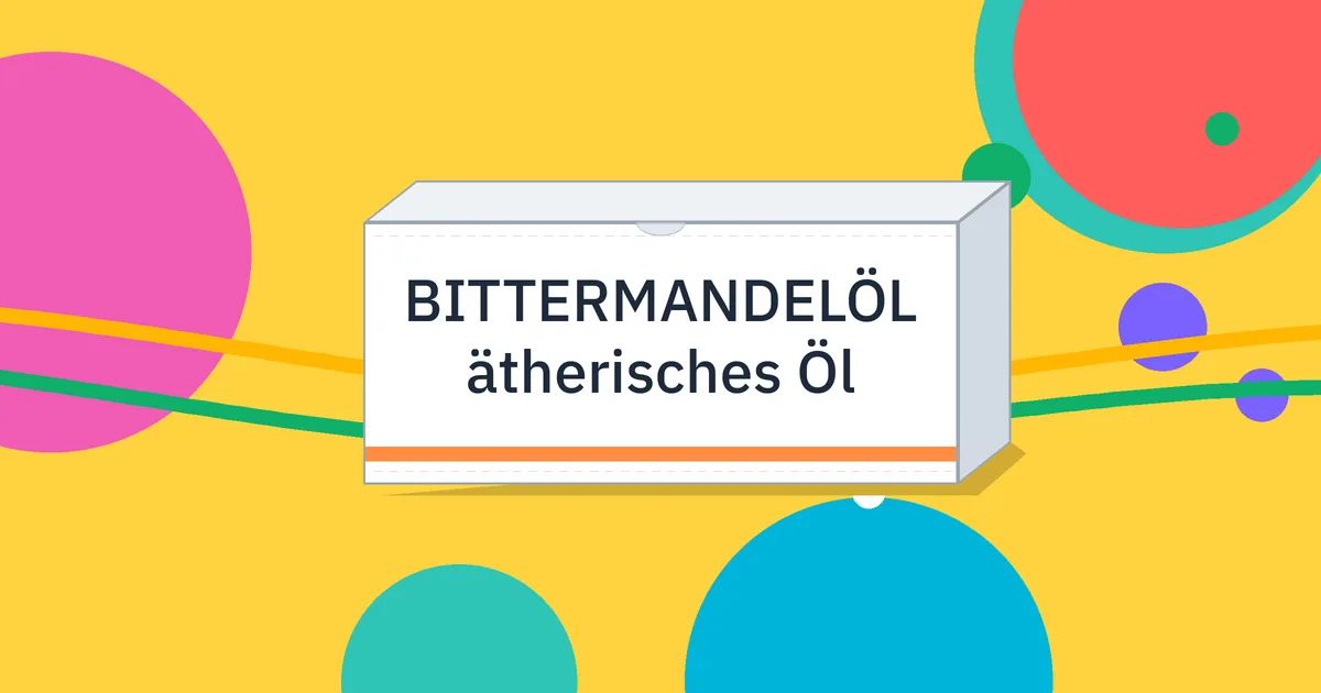 Symbolbild: Packung mit der Aufschrift BITTERMANDELÖL ätherisches Öl (PZN 12450530) – Verfügbarkeit und Bezug in Apotheken in Frankfurt am Main