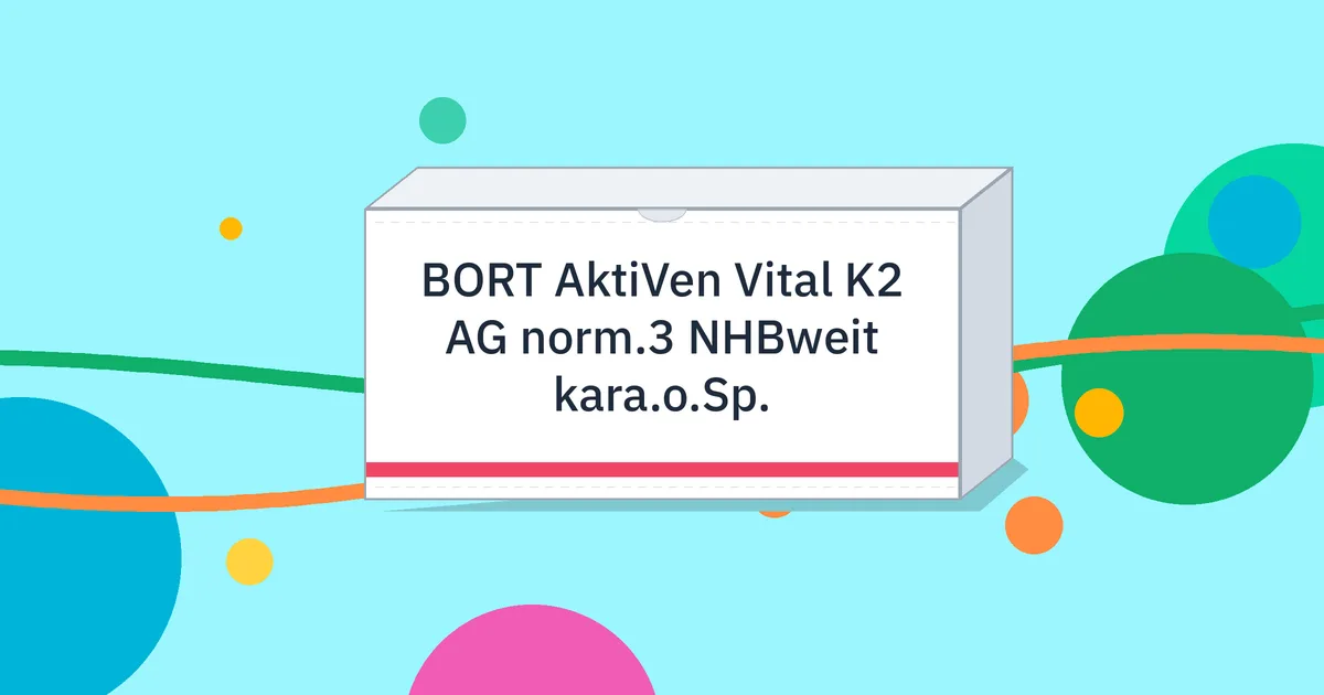 Symbolbild: Packung mit der Aufschrift BORT AktiVen Vital K2 AG norm.3 NHBweit kara.o.Sp. (PZN 12384141) – Verfügbarkeit und Bezug in Apotheken in Frankfurt am Main
