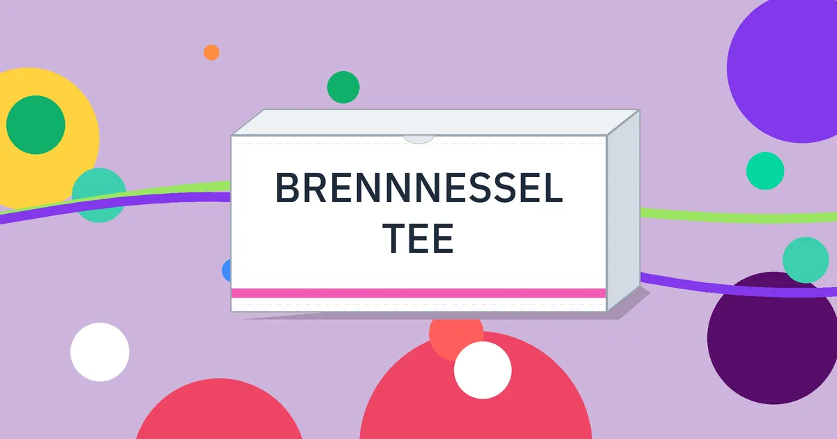 Symbolbild: Packung mit der Aufschrift BRENNNESSEL TEE (PZN 20278080) – Verfügbarkeit und Bezug in Apotheken in Frankfurt am Main