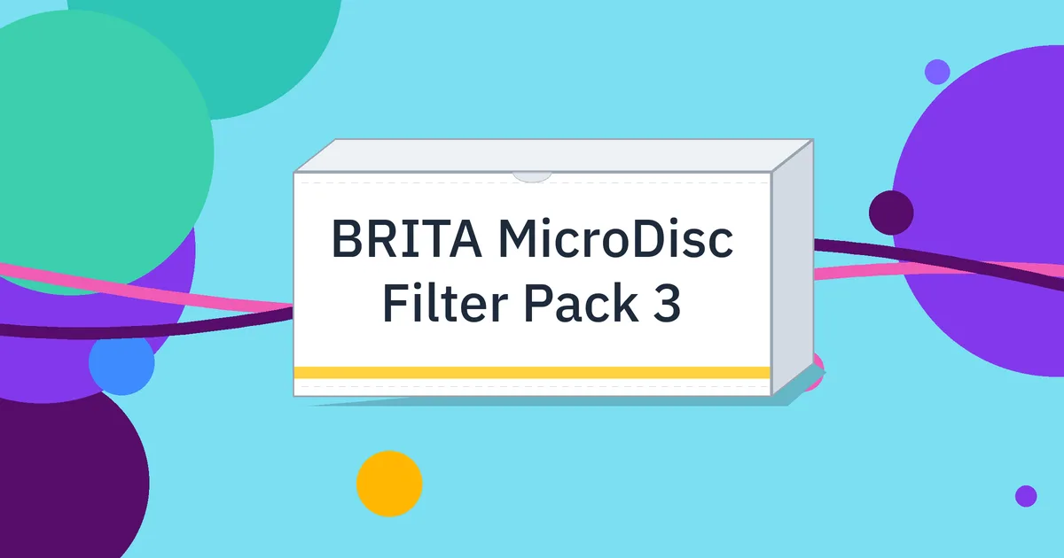 Symbolbild: Packung mit der Aufschrift BRITA MicroDisc Filter Pack 3 (PZN 12547560) – Verfügbarkeit und Bezug in Apotheken in Frankfurt am Main