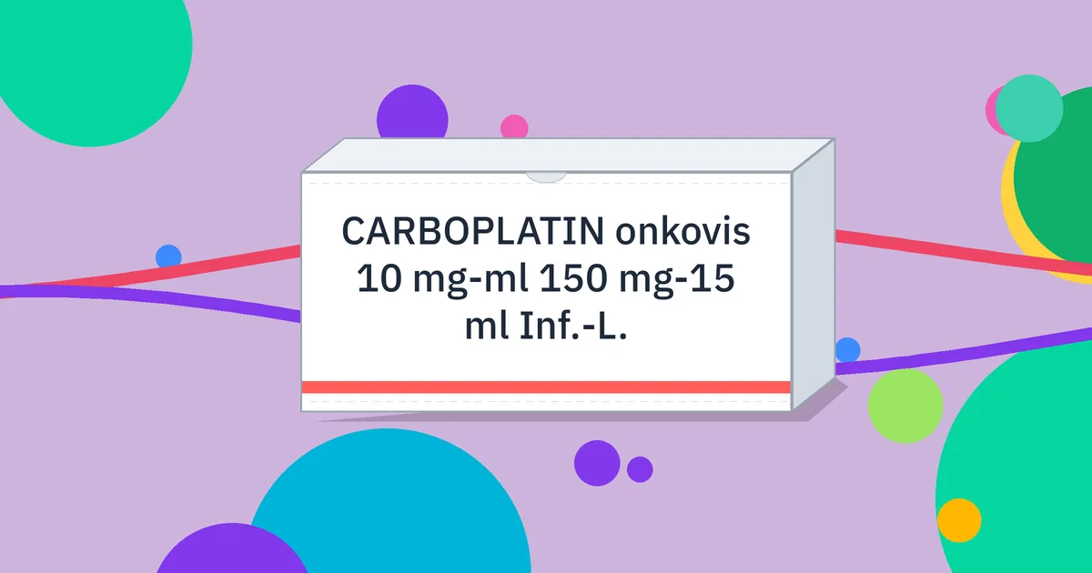 Symbolbild: Packung mit der Aufschrift CARBOPLATIN onkovis 10 mg-ml 150 mg-15 ml Inf.-L. (PZN 00332908) – Verfügbarkeit und Bezug in Apotheken in Frankfurt am Main