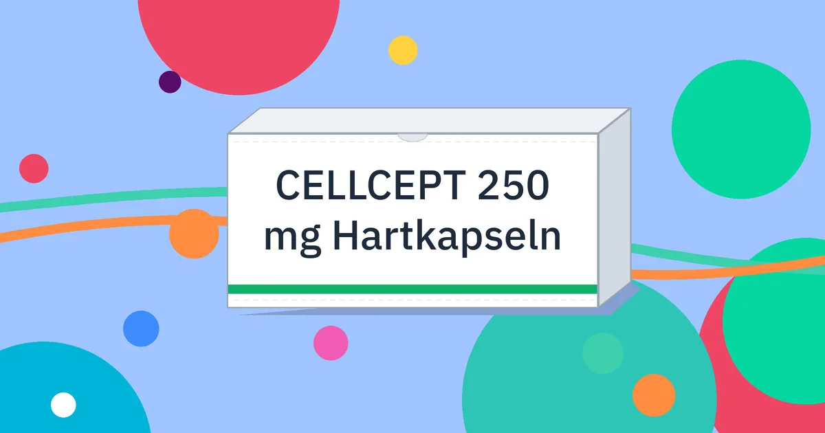 Symbolbild: Packung mit der Aufschrift CELLCEPT 250 mg Hartkapseln (PZN 17490534) – Verfügbarkeit und Bezug in Apotheken in Frankfurt am Main