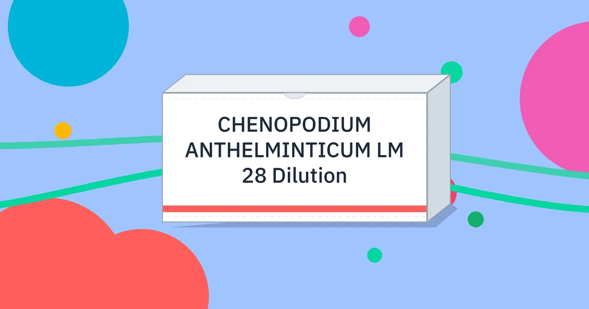 Symbolbild: Packung mit der Aufschrift CHENOPODIUM ANTHELMINTICUM LM 28 Dilution (PZN 13441013) – Verfügbarkeit und Bezug in Apotheken in Frankfurt am Main