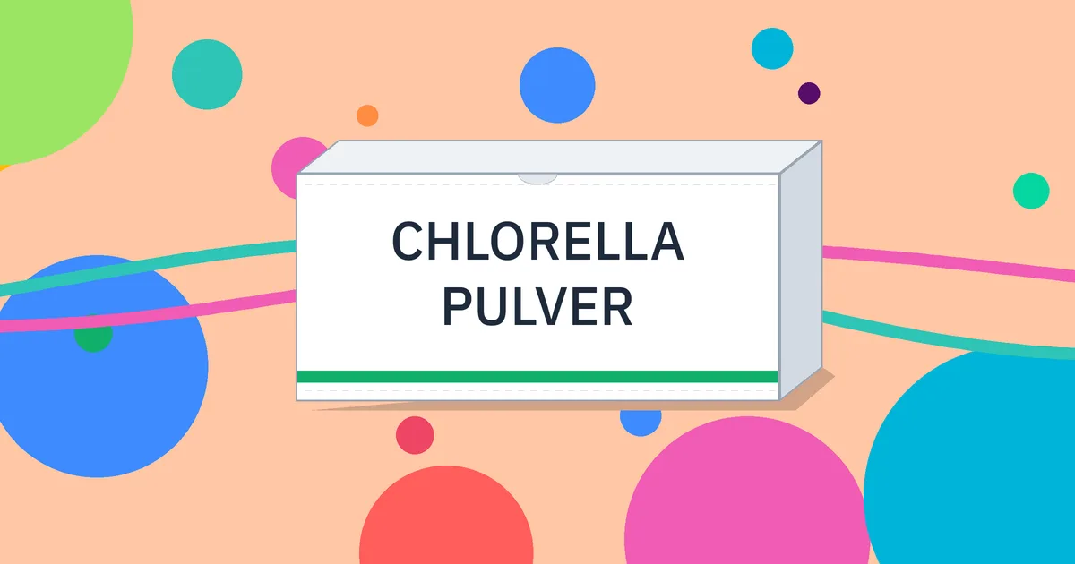 Symbolbild: Packung mit der Aufschrift CHLORELLA PULVER (PZN 11863307) – Verfügbarkeit und Bezug in Apotheken in Frankfurt am Main