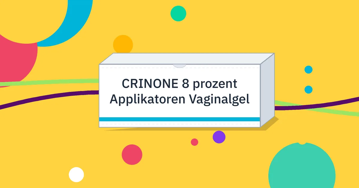Symbolbild: Packung mit der Aufschrift CRINONE 8 prozent Applikatoren Vaginalgel (PZN 08800467) – Verfügbarkeit und Bezug in Apotheken in Frankfurt am Main