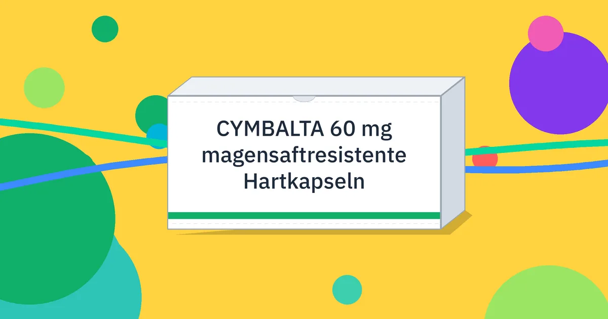 Symbolbild: Packung mit der Aufschrift CYMBALTA 60 mg magensaftresistente Hartkapseln (PZN 00770531) – Verfügbarkeit und Bezug in Apotheken in Frankfurt am Main