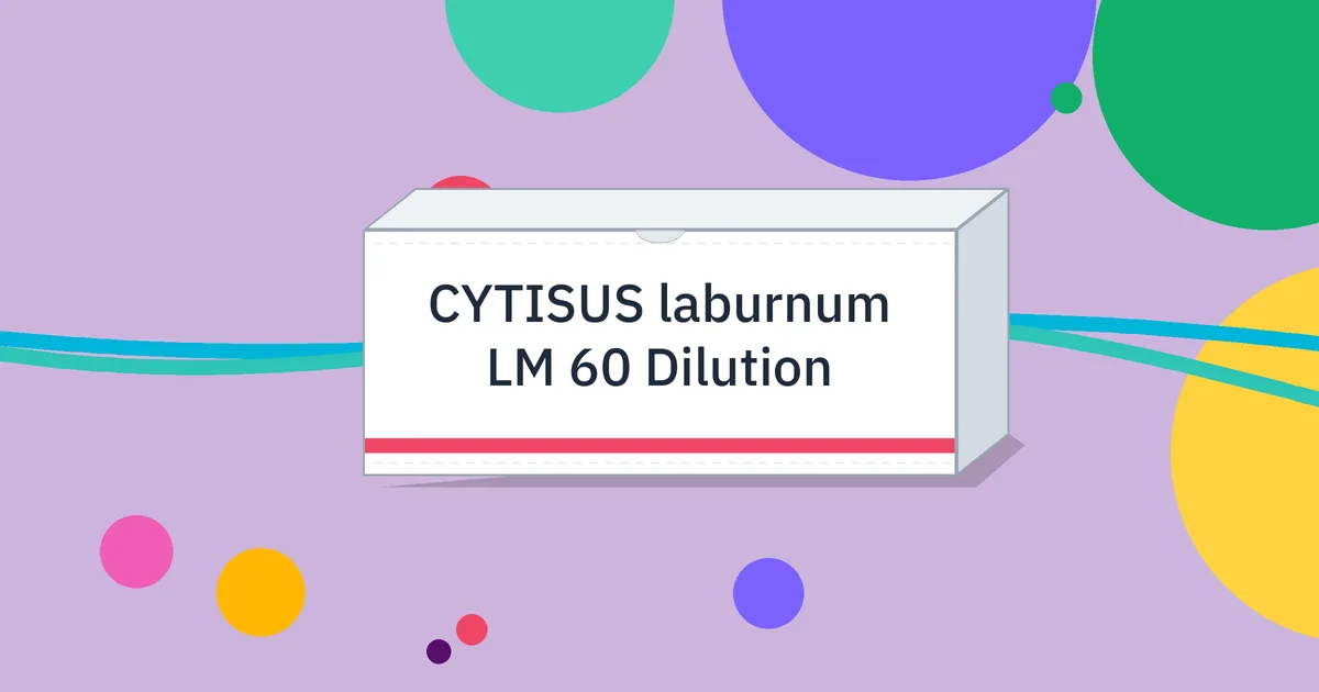 Symbolbild: Packung mit der Aufschrift CYTISUS laburnum LM 60 Dilution (PZN 13460772) – Verfügbarkeit und Bezug in Apotheken in Frankfurt am Main