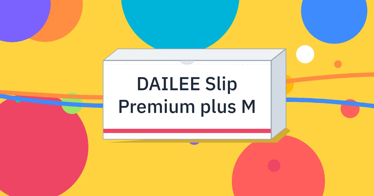 Symbolbild: Packung mit der Aufschrift DAILEE Slip Premium plus M (PZN 11807220) – Verfügbarkeit und Bezug in Apotheken in Frankfurt am Main