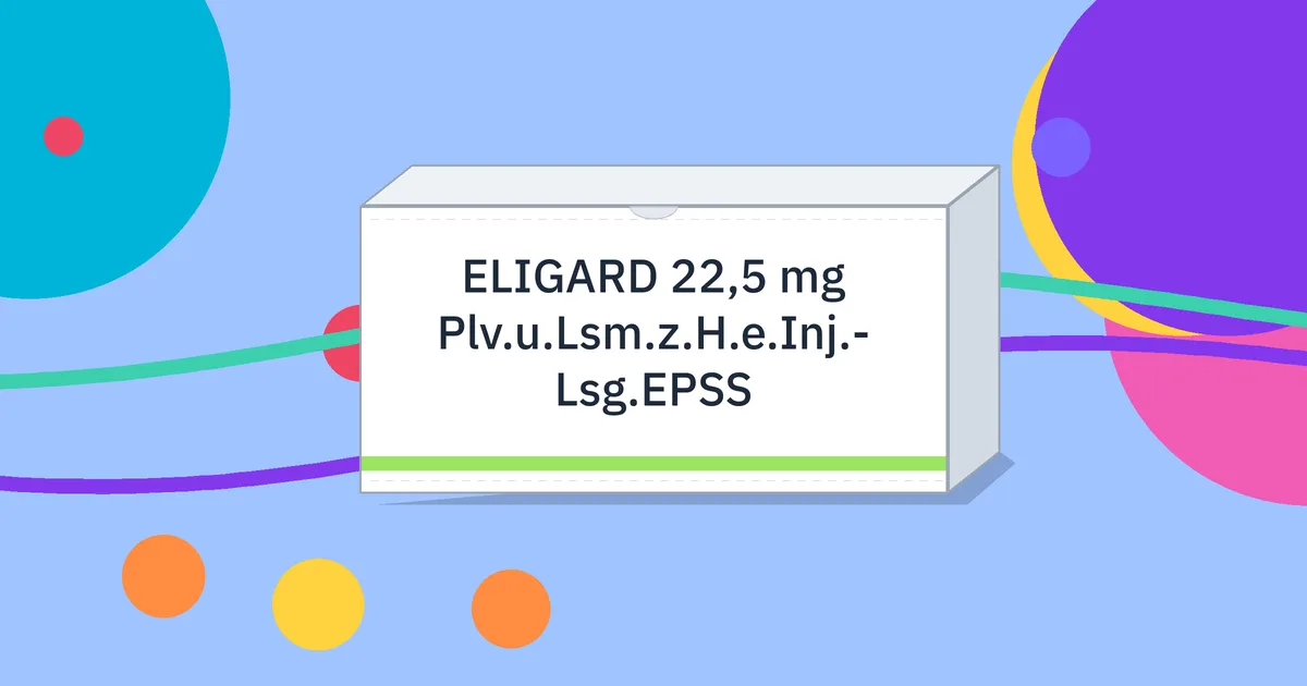 Symbolbild: Packung mit der Aufschrift ELIGARD 22,5 mg Plv.u.Lsm.z.H.e.Inj.-Lsg.EPSS (PZN 19542910) – Verfügbarkeit und Bezug in Apotheken in Frankfurt am Main