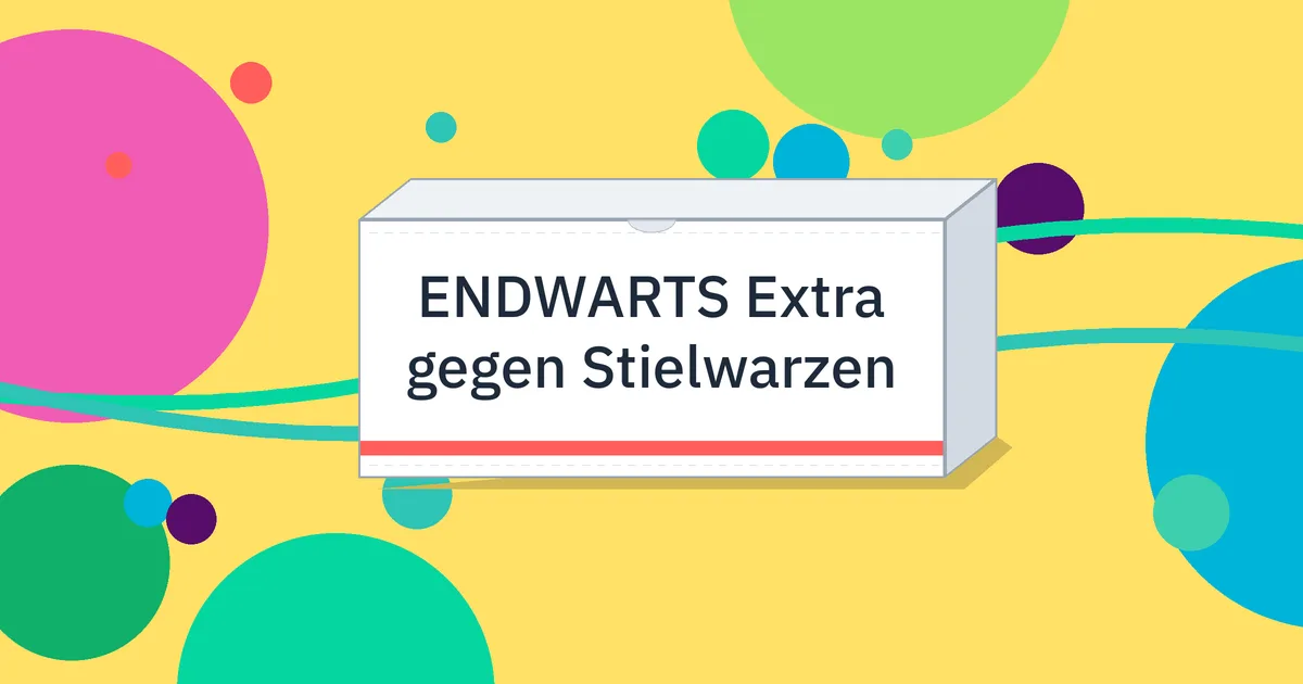 Symbolbild: Packung mit der Aufschrift ENDWARTS Extra gegen Stielwarzen (PZN 16140418) – Verfügbarkeit und Bezug in Apotheken in Frankfurt am Main