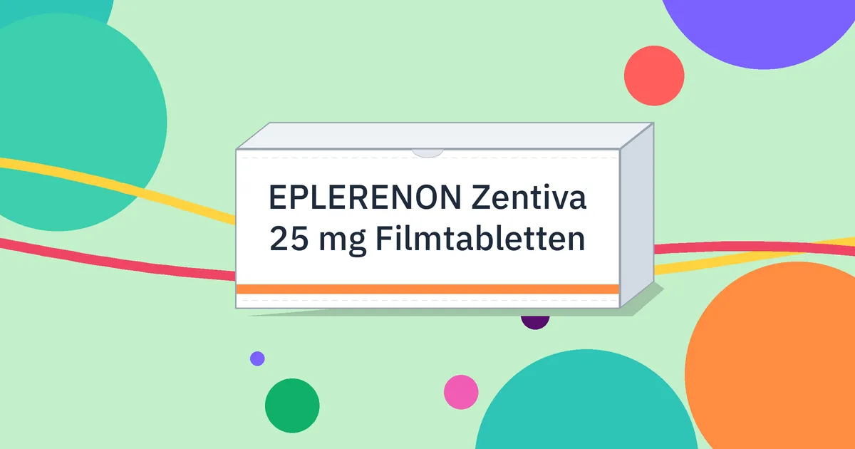 Symbolbild: Packung mit der Aufschrift EPLERENON Zentiva 25 mg Filmtabletten (PZN 15192560) – Verfügbarkeit und Bezug in Apotheken in Frankfurt am Main