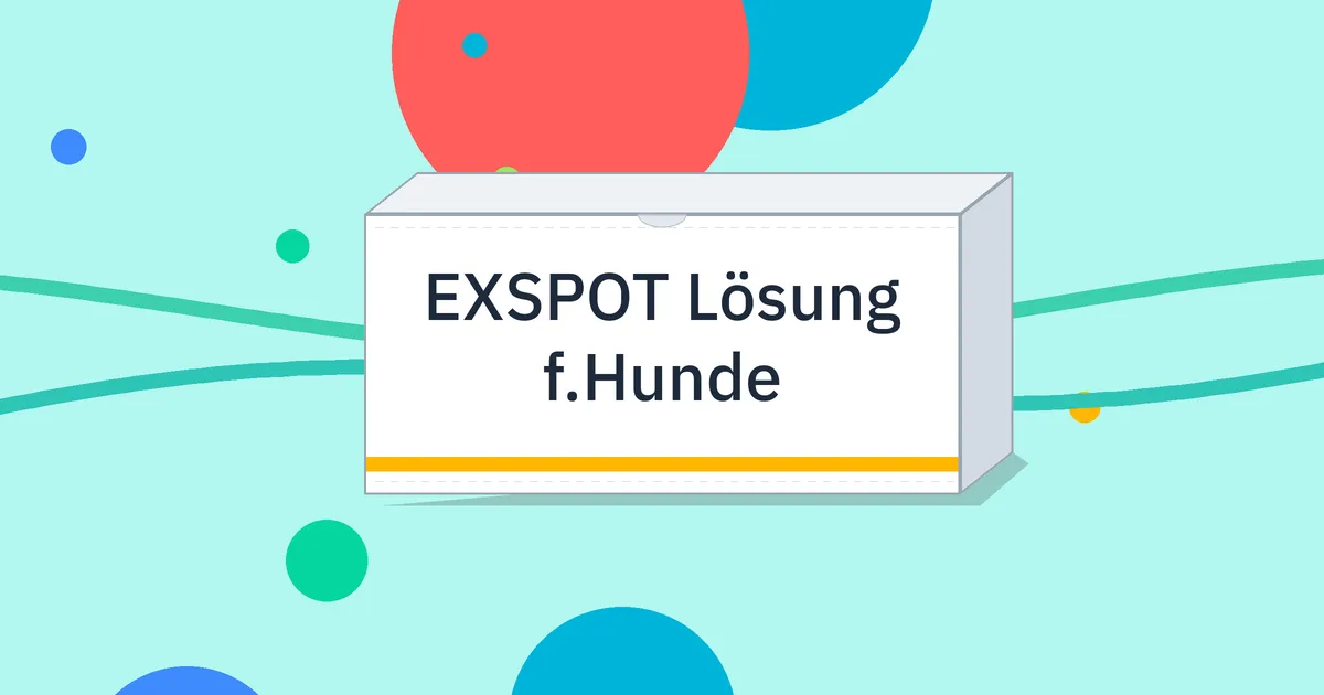Symbolbild: Packung mit der Aufschrift EXSPOT Lösung f.Hunde (PZN 00055840) – Verfügbarkeit und Bezug in Apotheken in Frankfurt am Main