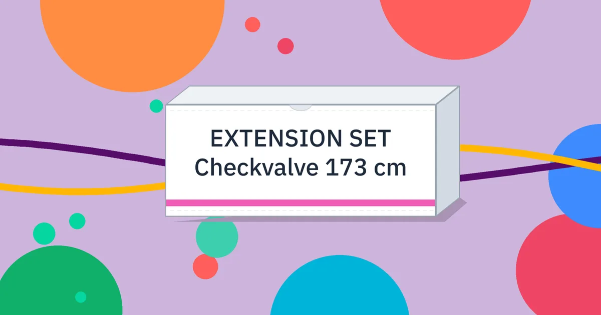Symbolbild: Packung mit der Aufschrift EXTENSION SET Checkvalve 173 cm (PZN 09106131) – Verfügbarkeit und Bezug in Apotheken in Frankfurt am Main
