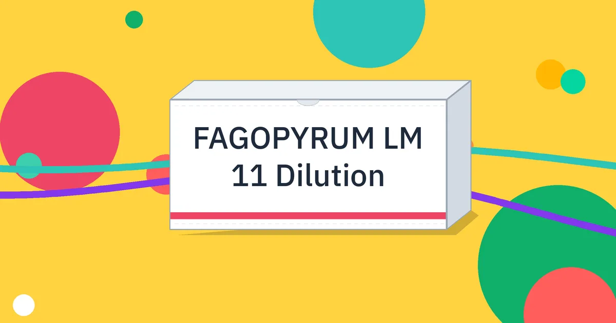 Symbolbild: Packung mit der Aufschrift FAGOPYRUM LM 11 Dilution (PZN 13486470) – Verfügbarkeit und Bezug in Apotheken in Frankfurt am Main