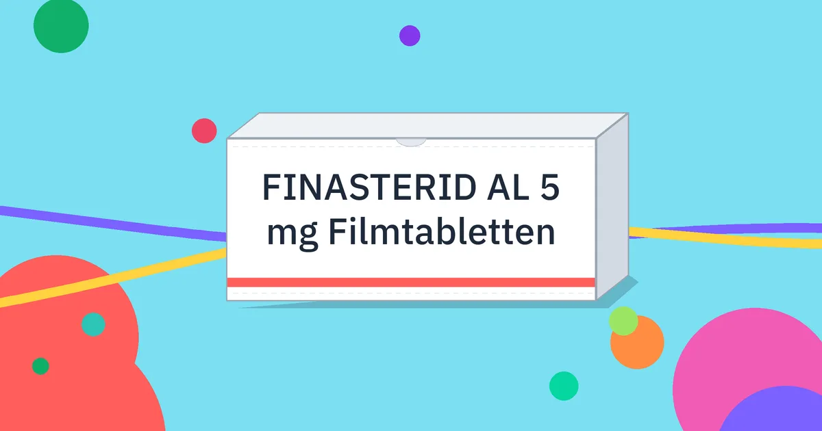 Symbolbild: Packung mit der Aufschrift FINASTERID AL 5 mg Filmtabletten (PZN 01900527) – Verfügbarkeit und Bezug in Apotheken in Frankfurt am Main