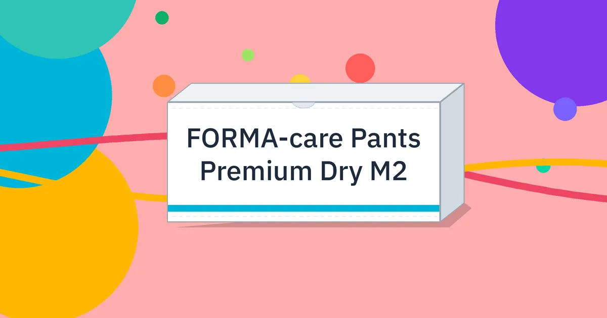 Symbolbild: Packung mit der Aufschrift FORMA-care Pants Premium Dry M2 (PZN 08468174) – Verfügbarkeit und Bezug in Apotheken in Frankfurt am Main