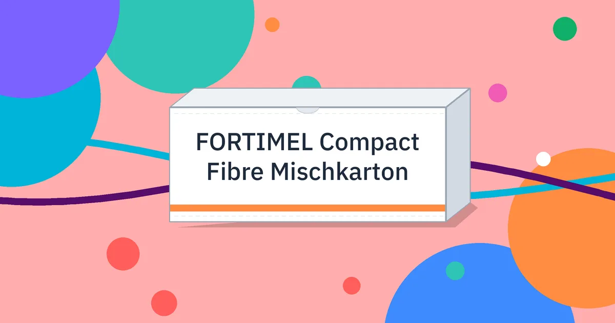 Symbolbild: Packung mit der Aufschrift FORTIMEL Compact Fibre Mischkarton (PZN 11591435) – Verfügbarkeit und Bezug in Apotheken in Frankfurt am Main