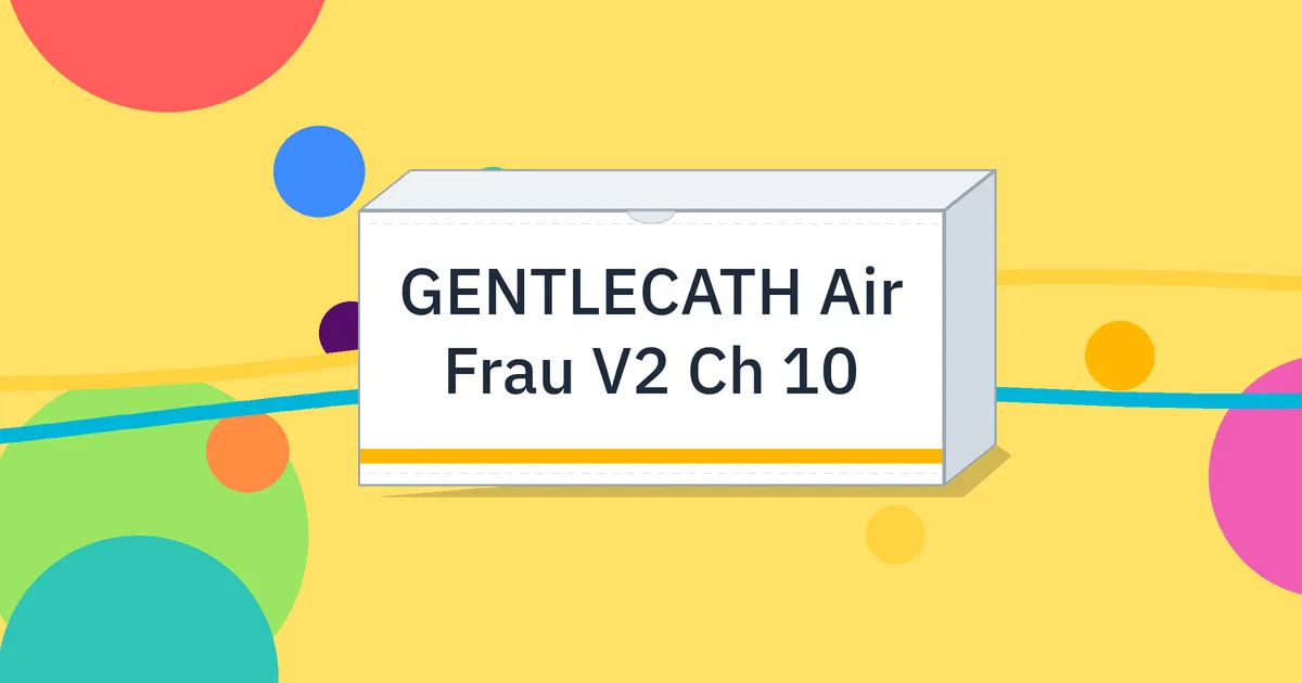 Symbolbild: Packung mit der Aufschrift GENTLECATH Air Frau V2 Ch 10 (PZN 18490476) – Verfügbarkeit und Bezug in Apotheken in Frankfurt am Main