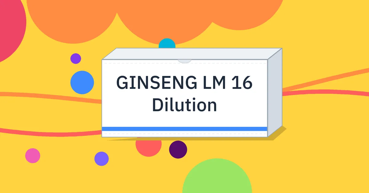 Symbolbild: Packung mit der Aufschrift GINSENG LM 16 Dilution (PZN 12878587) – Verfügbarkeit und Bezug in Apotheken in Frankfurt am Main