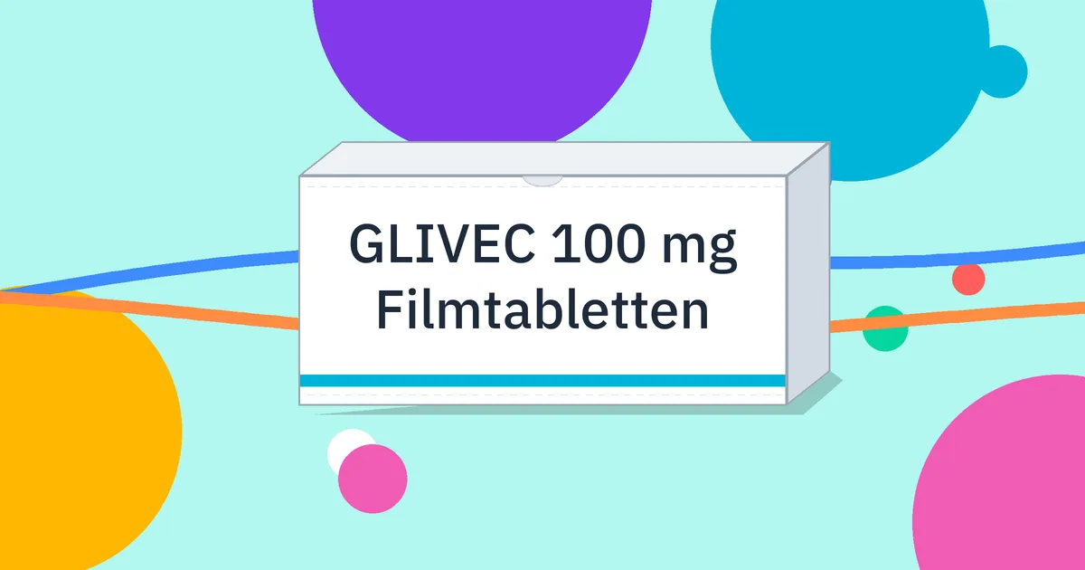 Symbolbild: Packung mit der Aufschrift GLIVEC 100 mg Filmtabletten (PZN 16151221) – Verfügbarkeit und Bezug in Apotheken in Frankfurt am Main
