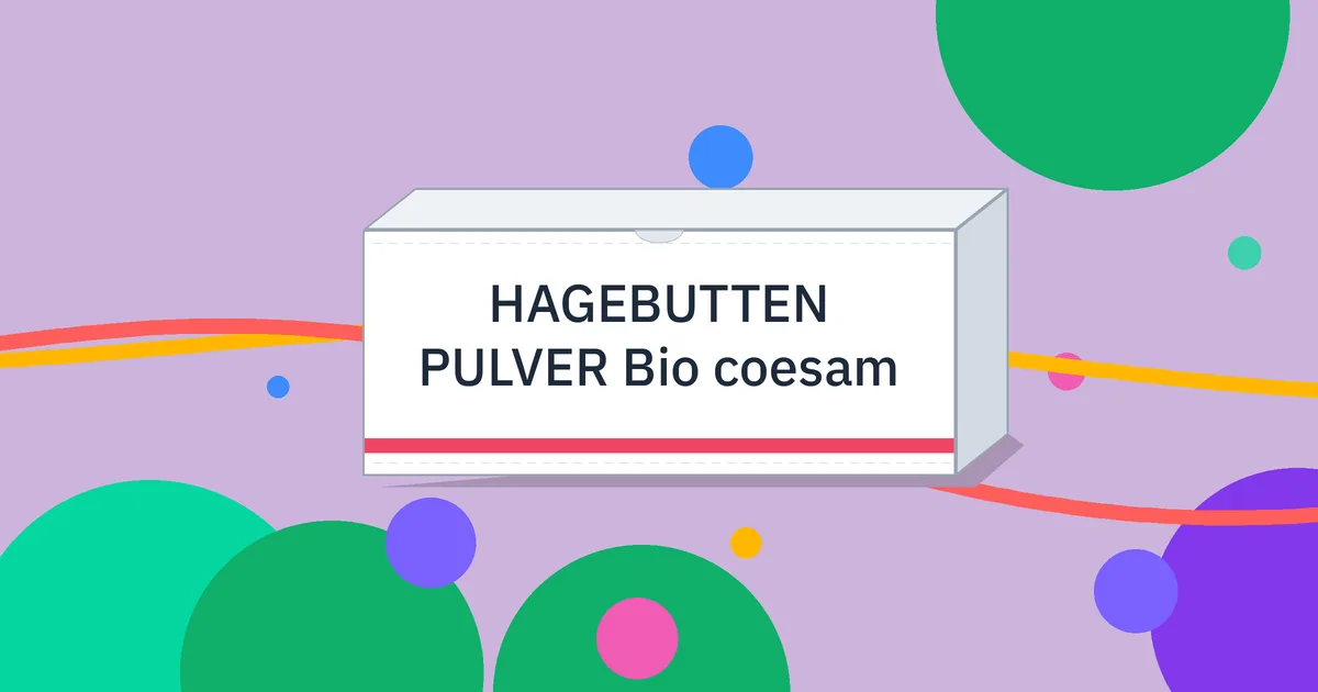 Symbolbild: Packung mit der Aufschrift HAGEBUTTEN PULVER Bio coesam (PZN 12545791) – Verfügbarkeit und Bezug in Apotheken in Frankfurt am Main