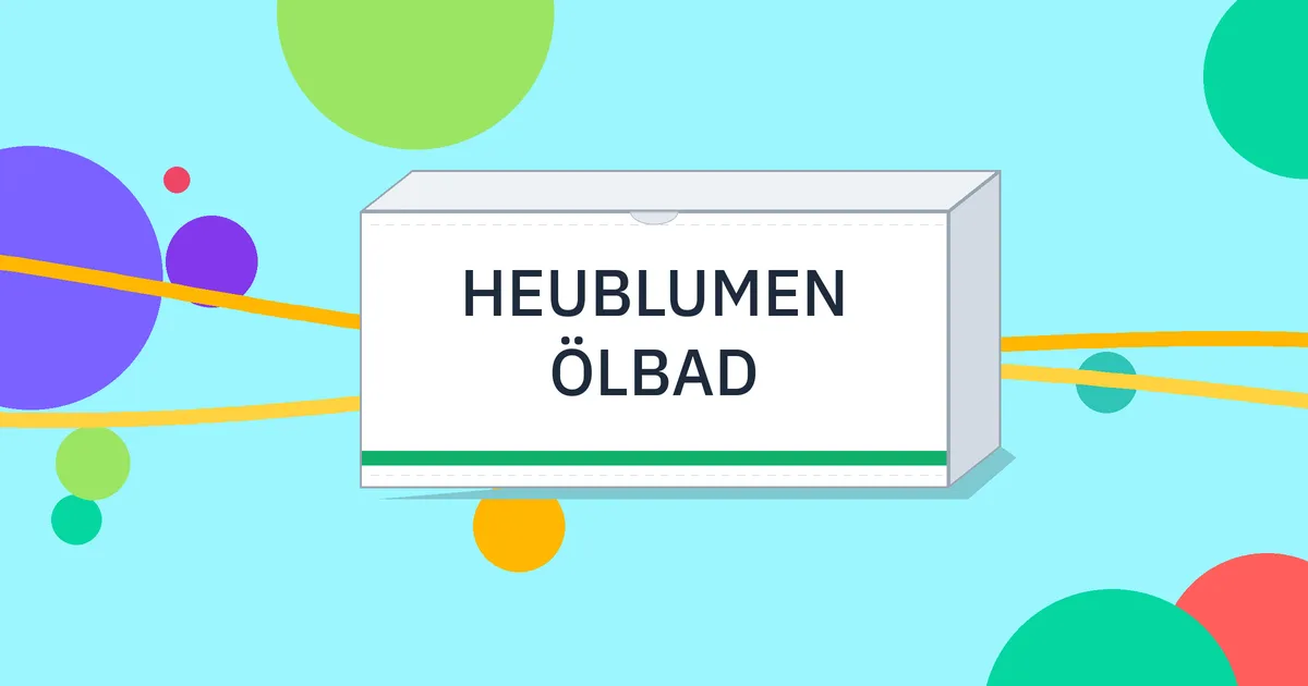 Symbolbild: Packung mit der Aufschrift HEUBLUMEN ÖLBAD (PZN 01419209) – Verfügbarkeit und Bezug in Apotheken in Frankfurt am Main