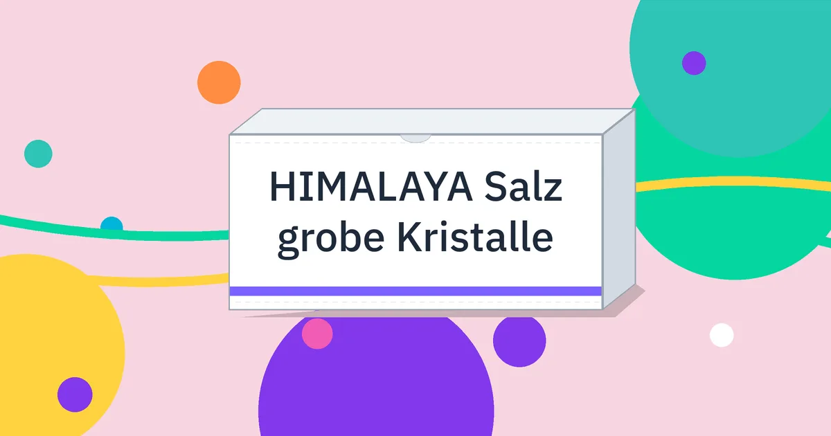 Symbolbild: Packung mit der Aufschrift HIMALAYA Salz grobe Kristalle (PZN 18249875) – Verfügbarkeit und Bezug in Apotheken in Frankfurt am Main