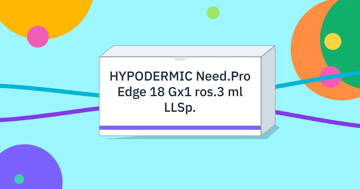 Symbolbild: Packung mit der Aufschrift HYPODERMIC Need.Pro Edge 18 Gx1 ros.3 ml LLSp. (PZN 00902613) – Verfügbarkeit und Bezug in Apotheken in Frankfurt am Main