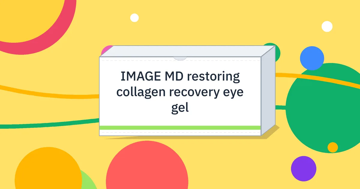 Symbolbild: Packung mit der Aufschrift IMAGE MD restoring collagen recovery eye gel (PZN 16858570) – Verfügbarkeit und Bezug in Apotheken in Frankfurt am Main