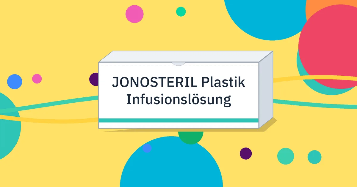 Symbolbild: Packung mit der Aufschrift JONOSTERIL Plastik Infusionslösung (PZN 00541612) – Verfügbarkeit und Bezug in Apotheken in Frankfurt am Main