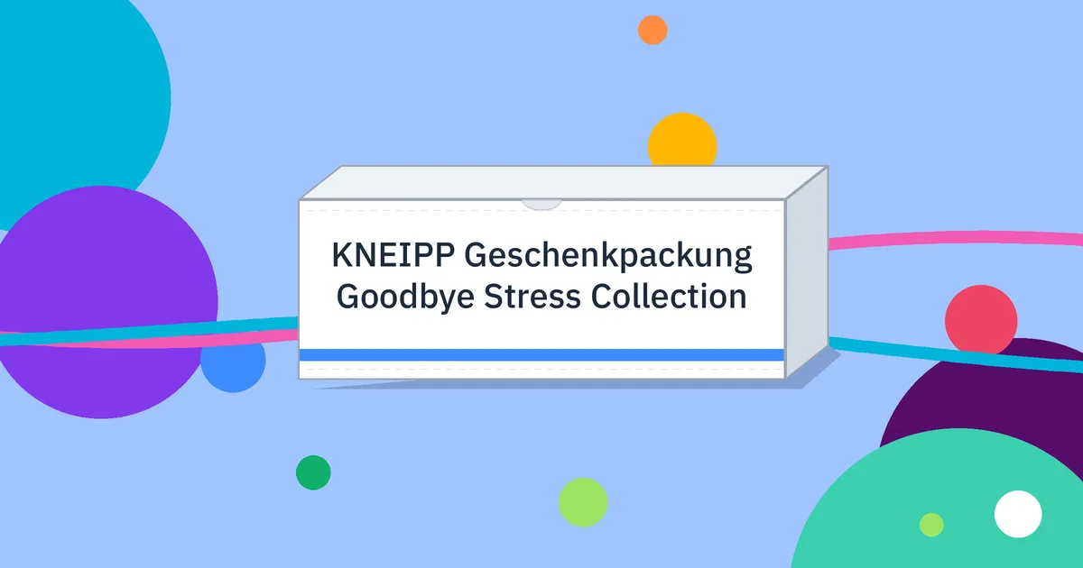 Symbolbild: Packung mit der Aufschrift KNEIPP Geschenkpackung Goodbye Stress Collection (PZN 16586491) – Verfügbarkeit und Bezug in Apotheken in Frankfurt am Main