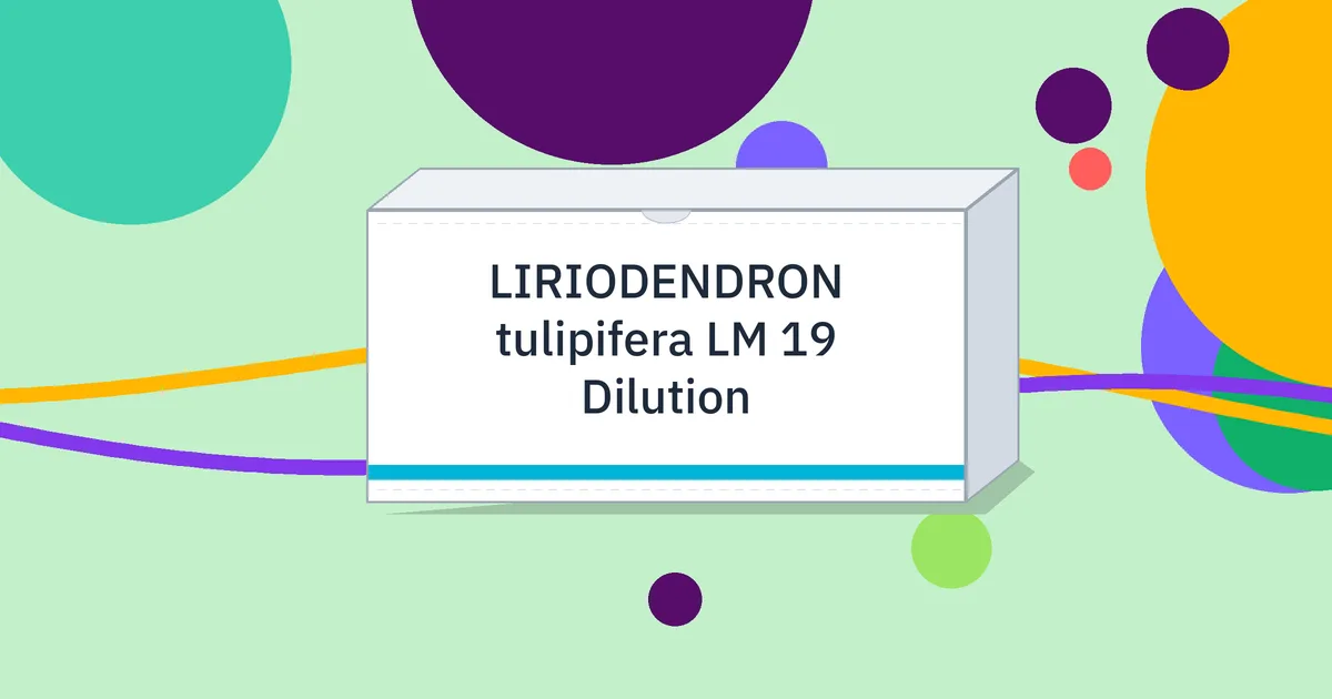Symbolbild: Packung mit der Aufschrift LIRIODENDRON tulipifera LM 19 Dilution (PZN 13531130) – Verfügbarkeit und Bezug in Apotheken in Frankfurt am Main
