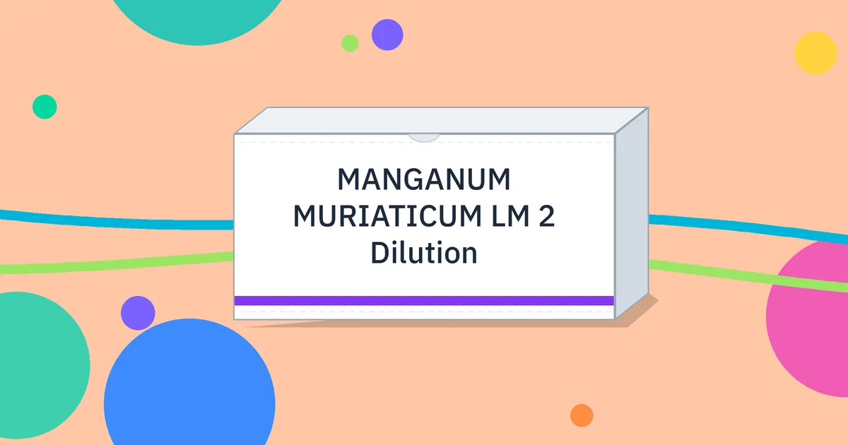 Symbolbild: Packung mit der Aufschrift MANGANUM MURIATICUM LM 2 Dilution (PZN 12943563) – Verfügbarkeit und Bezug in Apotheken in Frankfurt am Main