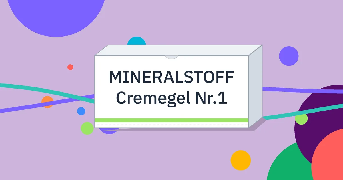 Symbolbild: Packung mit der Aufschrift MINERALSTOFF Cremegel Nr.1 (PZN 02731570) – Verfügbarkeit und Bezug in Apotheken in Frankfurt am Main
