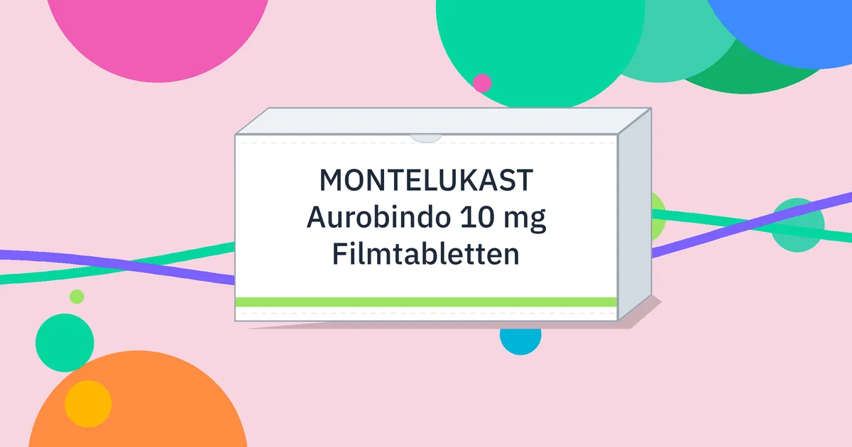 Symbolbild: Packung mit der Aufschrift MONTELUKAST Aurobindo 10 mg Filmtabletten (PZN 16744524) – Verfügbarkeit und Bezug in Apotheken in Frankfurt am Main