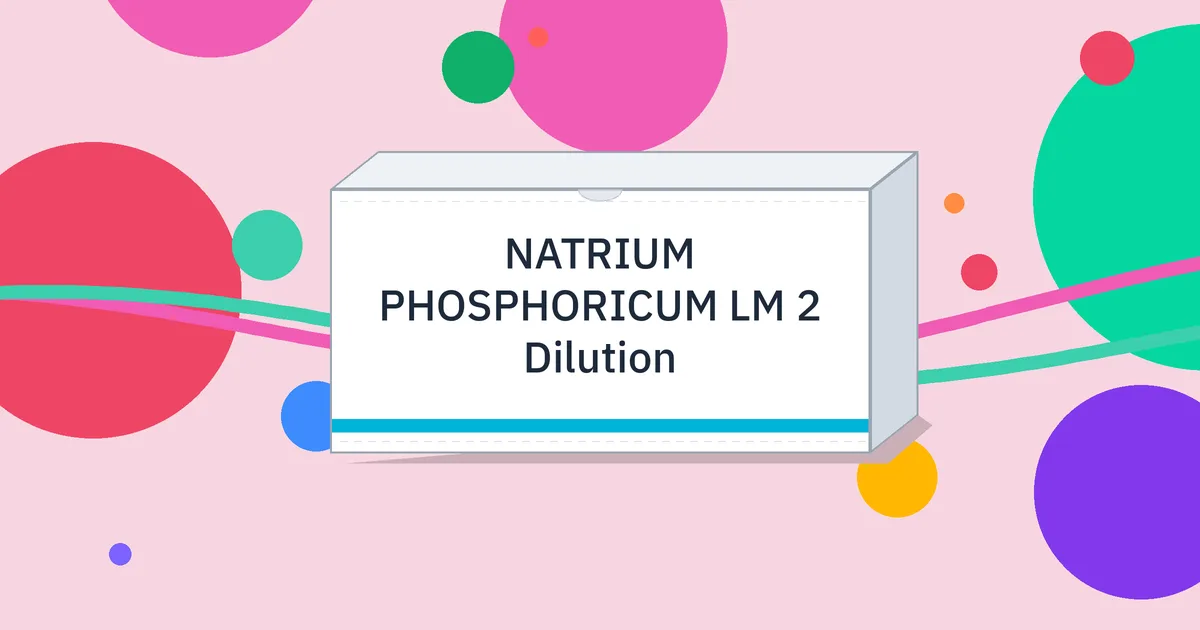 Symbolbild: Packung mit der Aufschrift NATRIUM PHOSPHORICUM LM 2 Dilution (PZN 12965990) – Verfügbarkeit und Bezug in Apotheken in Frankfurt am Main