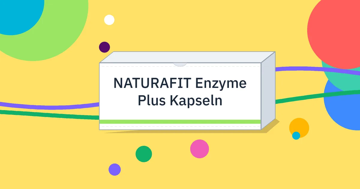 Symbolbild: Packung mit der Aufschrift NATURAFIT Enzyme Plus Kapseln (PZN 10297314) – Verfügbarkeit und Bezug in Apotheken in Frankfurt am Main