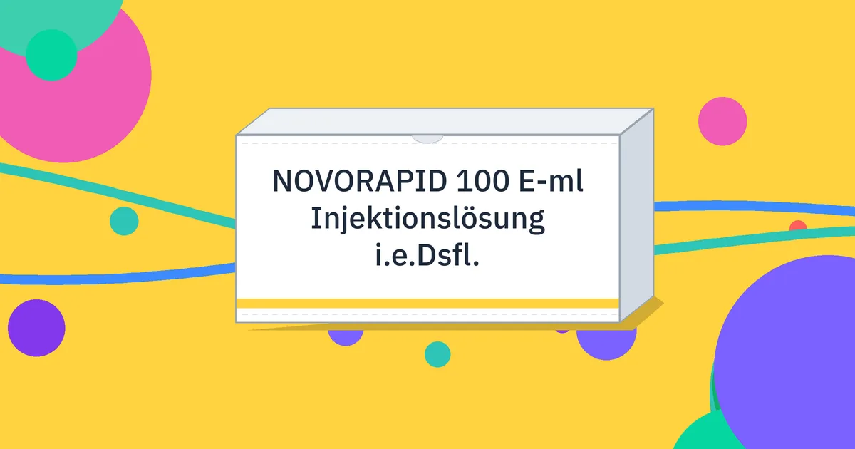 Symbolbild: Packung mit der Aufschrift NOVORAPID 100 E-ml Injektionslösung i.e.Dsfl. (PZN 08628525) – Verfügbarkeit und Bezug in Apotheken in Frankfurt am Main