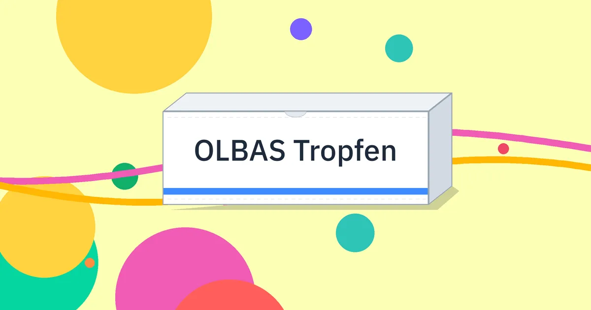 Symbolbild: Packung mit der Aufschrift OLBAS Tropfen (PZN 00740837) – Verfügbarkeit und Bezug in Apotheken in Frankfurt am Main