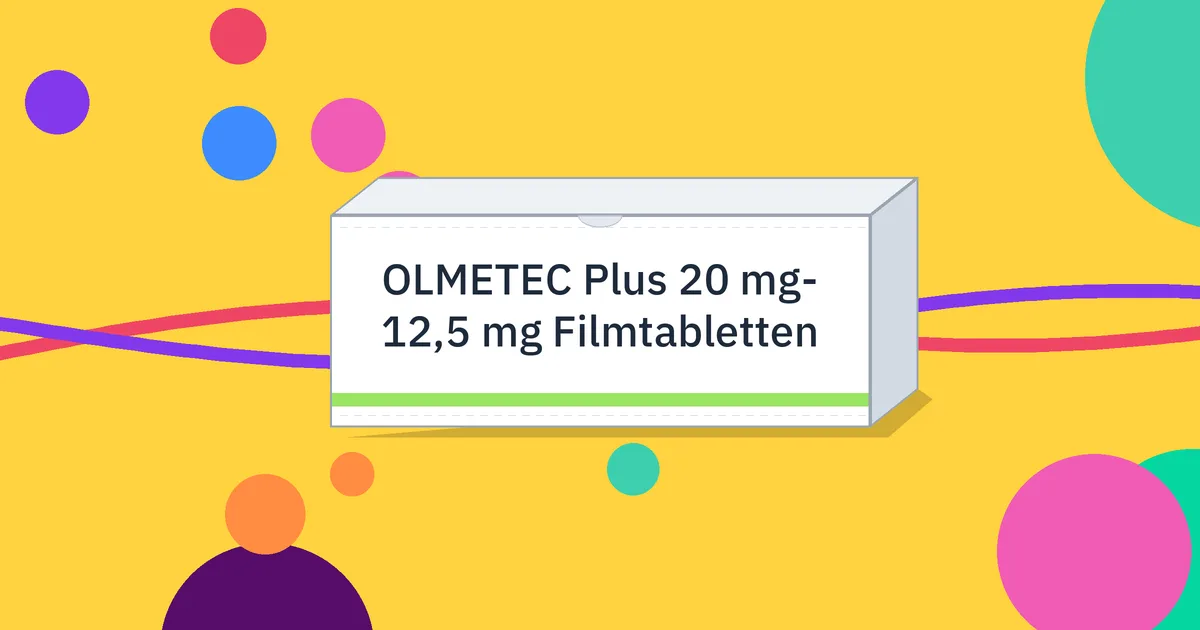 Symbolbild: Packung mit der Aufschrift OLMETEC Plus 20 mg-12,5 mg Filmtabletten (PZN 03709302) – Verfügbarkeit und Bezug in Apotheken in Frankfurt am Main