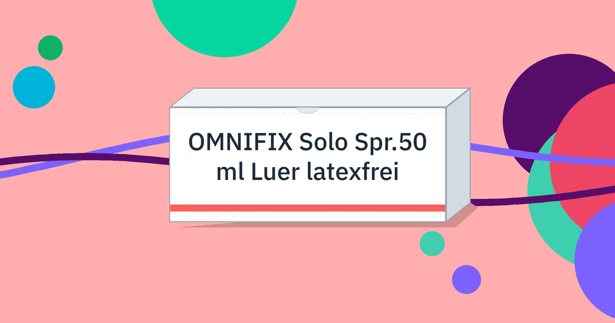 Symbolbild: Packung mit der Aufschrift OMNIFIX Solo Spr.50 ml Luer latexfrei (PZN 15746314) – Verfügbarkeit und Bezug in Apotheken in Frankfurt am Main