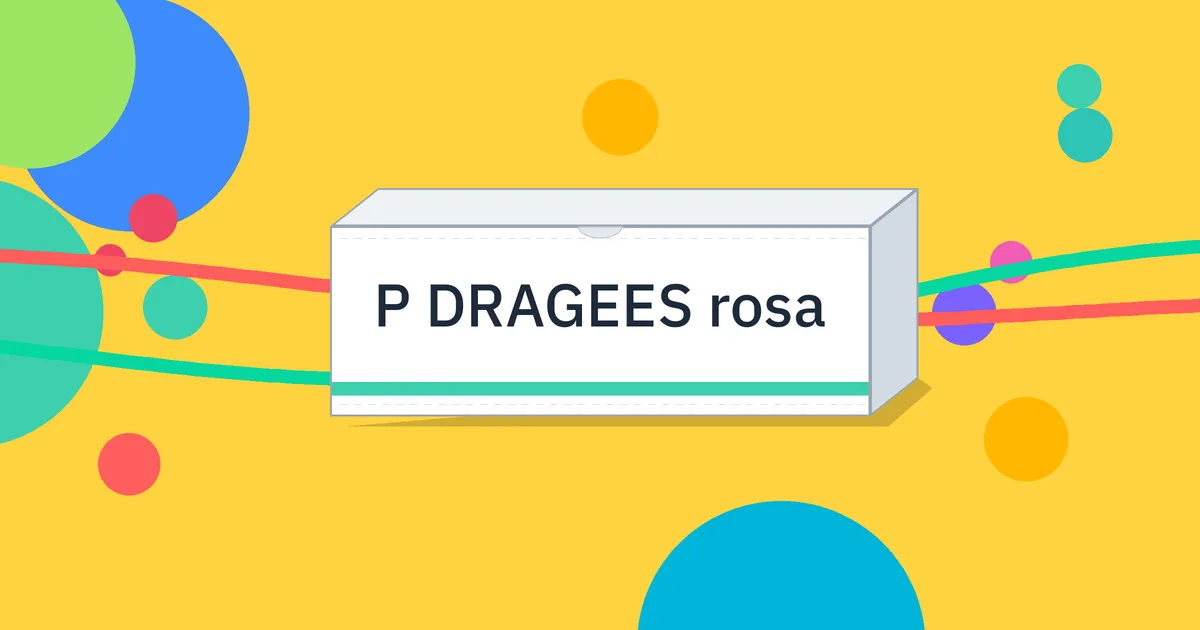 Symbolbild: Packung mit der Aufschrift P DRAGEES rosa (PZN 03935582) – Verfügbarkeit und Bezug in Apotheken in Frankfurt am Main