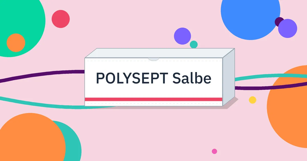 Symbolbild: Packung mit der Aufschrift POLYSEPT Salbe (PZN 04746245) – Verfügbarkeit und Bezug in Apotheken in Frankfurt am Main