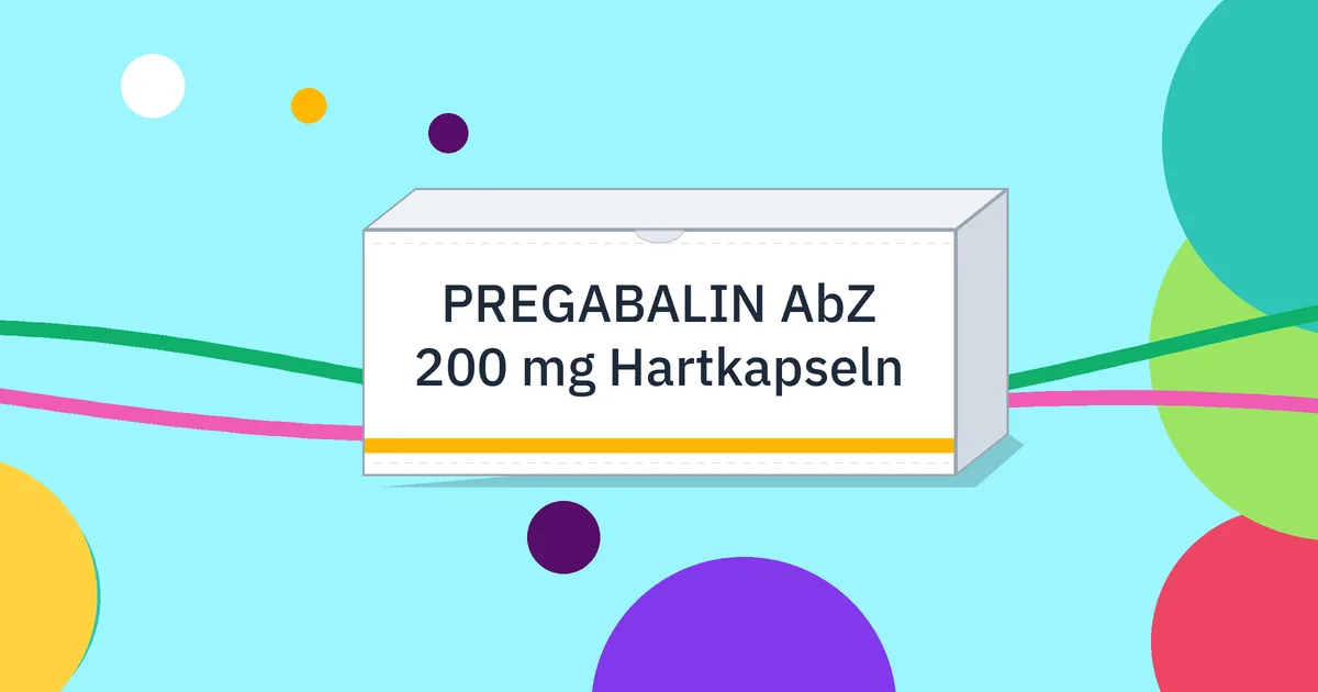 Symbolbild: Packung mit der Aufschrift PREGABALIN AbZ 200 mg Hartkapseln (PZN 10327110) – Verfügbarkeit und Bezug in Apotheken in Frankfurt am Main
