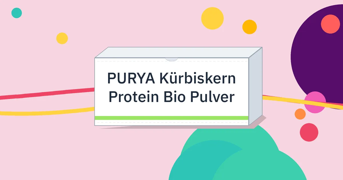 Symbolbild: Packung mit der Aufschrift PURYA Kürbiskern Protein Bio Pulver (PZN 14277107) – Verfügbarkeit und Bezug in Apotheken in Frankfurt am Main