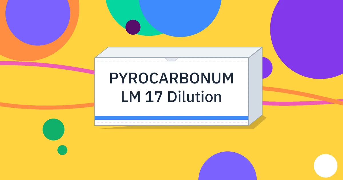 Symbolbild: Packung mit der Aufschrift PYROCARBONUM LM 17 Dilution (PZN 13672787) – Verfügbarkeit und Bezug in Apotheken in Frankfurt am Main