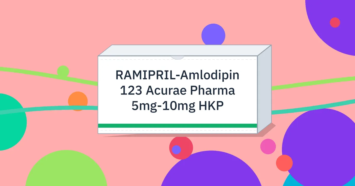 Symbolbild: Packung mit der Aufschrift RAMIPRIL-Amlodipin 123 Acurae Pharma 5mg-10mg HKP (PZN 19267094) – Verfügbarkeit und Bezug in Apotheken in Frankfurt am Main