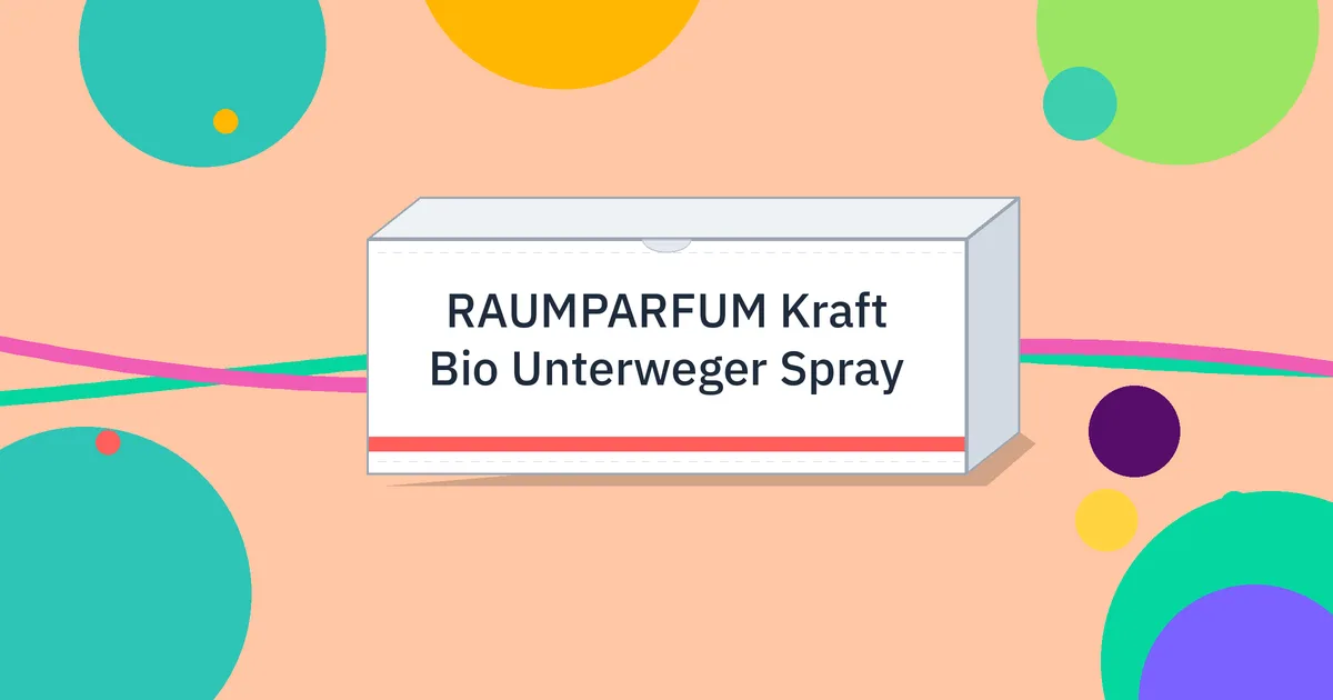 Symbolbild: Packung mit der Aufschrift RAUMPARFUM Kraft Bio Unterweger Spray (PZN 12437848) – Verfügbarkeit und Bezug in Apotheken in Frankfurt am Main