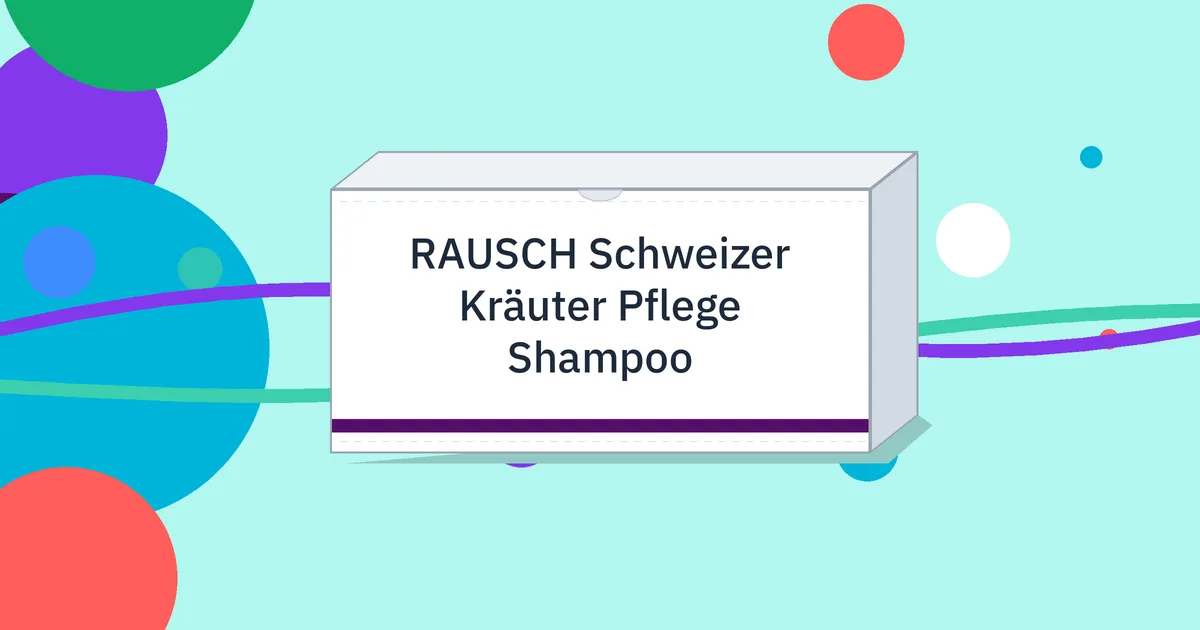 Symbolbild: Packung mit der Aufschrift RAUSCH Schweizer Kräuter Pflege Shampoo (PZN 11071291) – Verfügbarkeit und Bezug in Apotheken in Frankfurt am Main