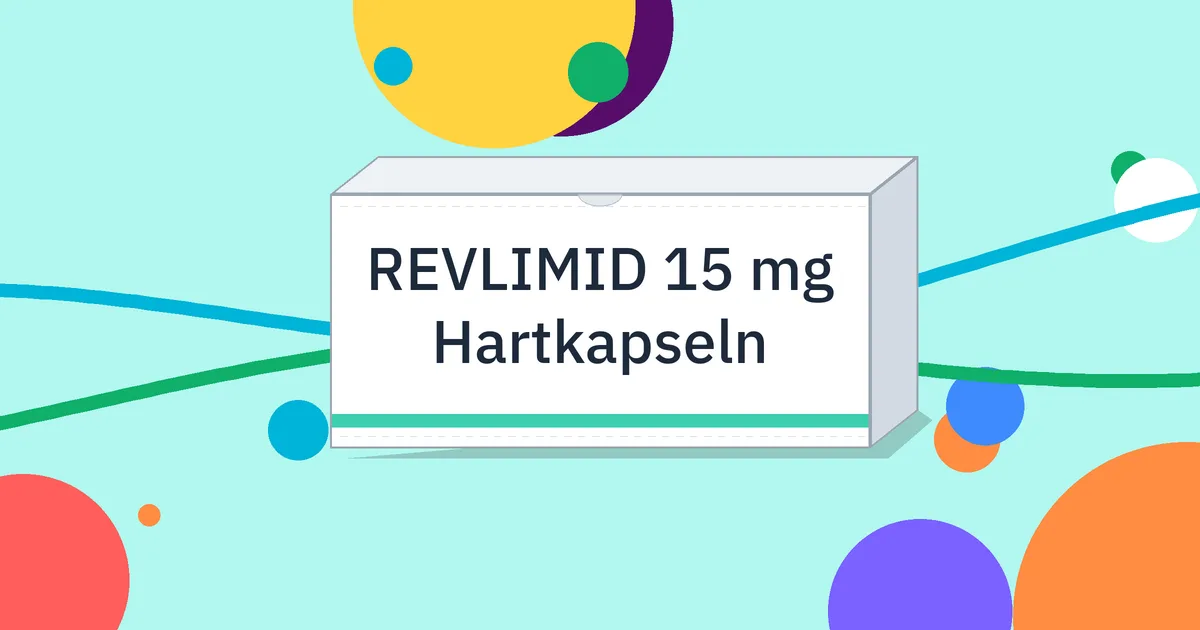 Symbolbild: Packung mit der Aufschrift REVLIMID 15 mg Hartkapseln (PZN 13743837) – Verfügbarkeit und Bezug in Apotheken in Frankfurt am Main